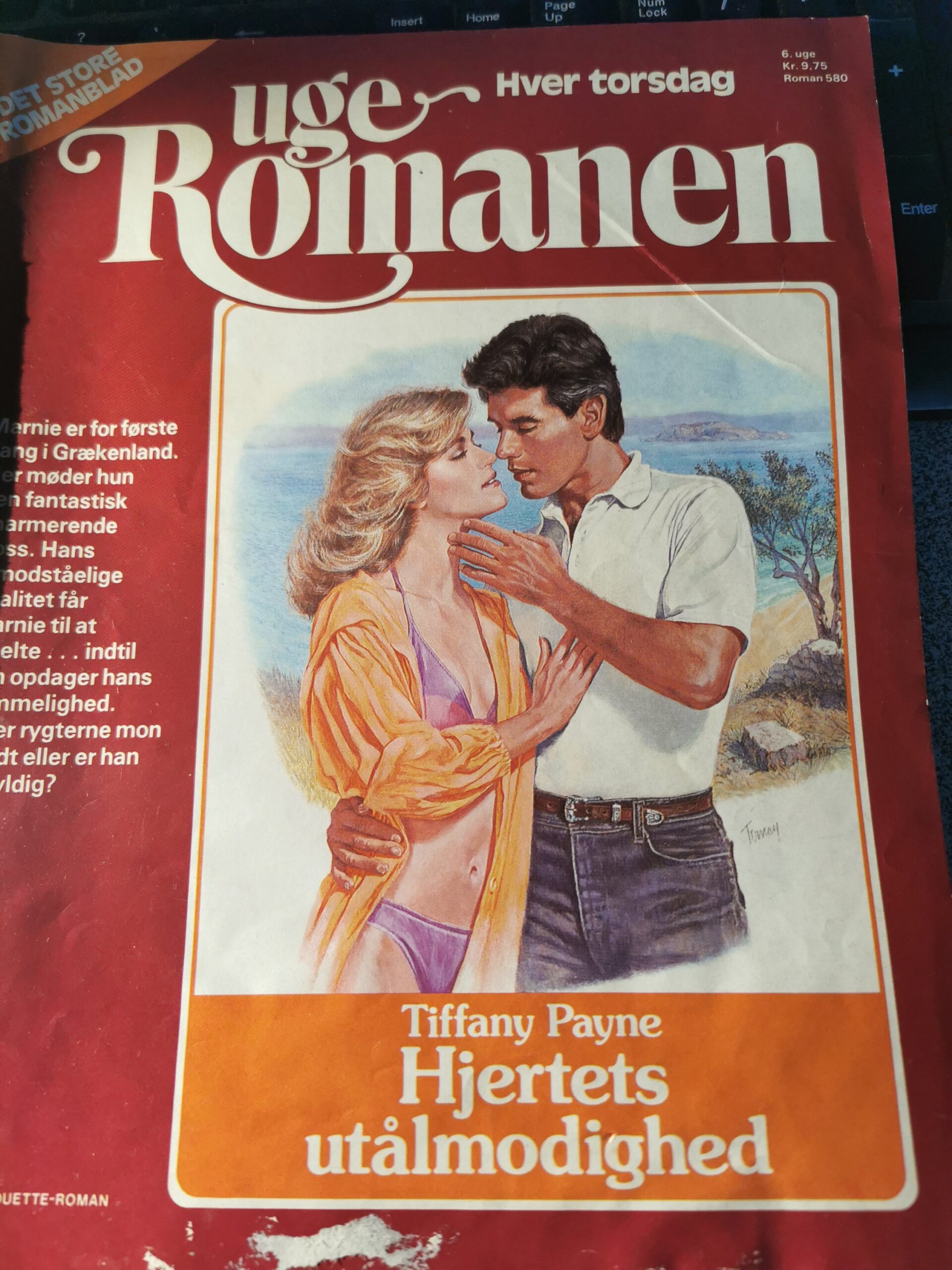 Hjertets utålmodighed - Tiffany Payne - uge romanen - Hobby-loppeshoppen.dk